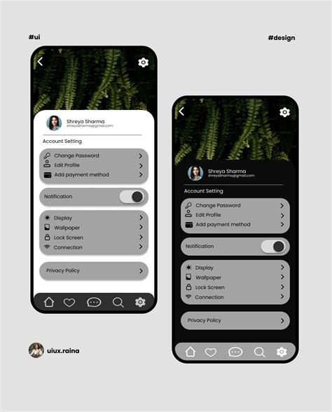 Settings Design ️ By Riya Raina On Dribbble