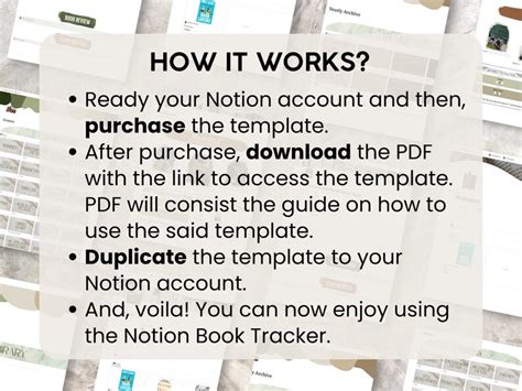 Notion Book Tracker Template Reading Tracker Book Log Etsy