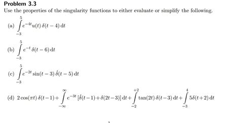 Solved Use The Properties Of The Singularity Functions To Chegg