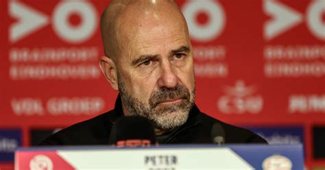 Peter Bosz In De Bres Voor Collega Dit Is Een Verrotte Psvfans