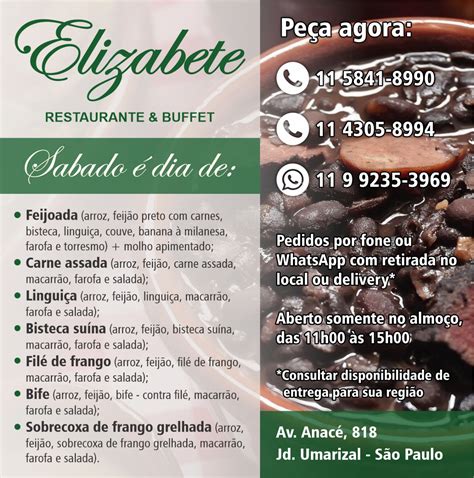 Elizabete Restaurante São Paulo Sp