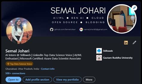 Semal Johari On Linkedin Datascience Topvoice Linkedinrecognition