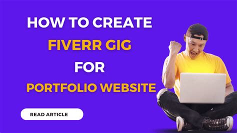 How To Create Fiverr Gig For Portfolio Website
