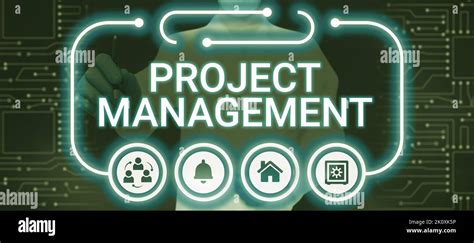 Text Caption Presenting Project Managementapplication Process Skills To