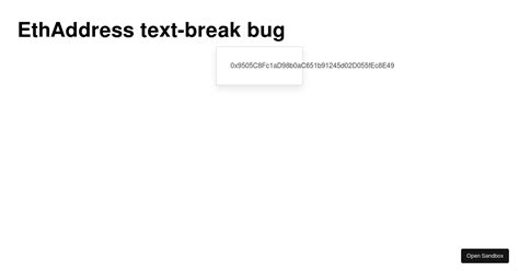 Card Text Wrap Bug Codesandbox