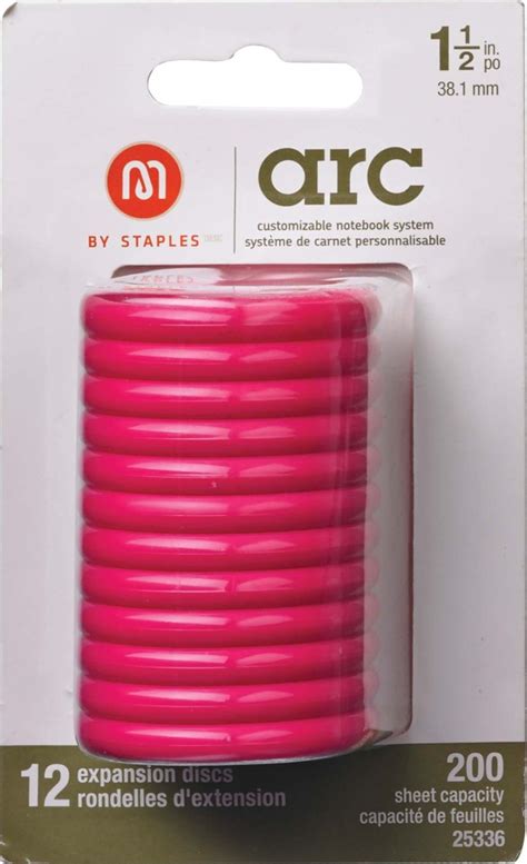 Arc Notebook Expansion 38mm Rings Pink Pack 12 Shop Online At Nxp For