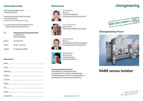 RABS Versus Isolator Chemgineering