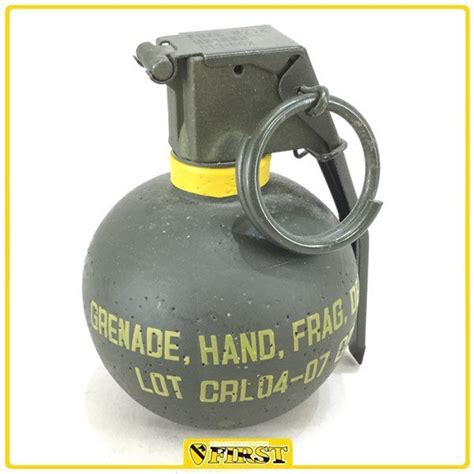Yahooオークション 5448】m67 破片手榴弾 レプリカダミー品 フラッ