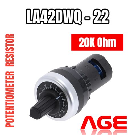 ตัวต้านทานปรับค่าได้ 20k Ohm La42dwq 22 20k Potentiometer Variable Resistor Agebkk จำหน่าย