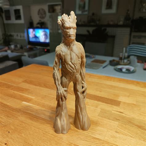 3d Printable Adult Groot Standing • Made With Bambulab P1p・cults