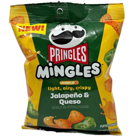 Pringles Mingles Jalapeno And Queso 2oz 6 Pack Iwholesale Candy