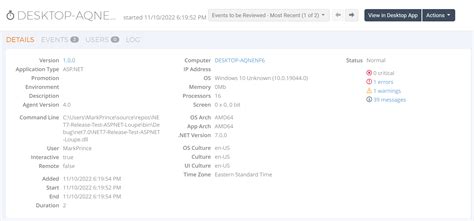 What Does It Take To Log With Loupe On Net 7 Loupe