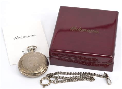 Yahooオークション 中古品 稼働品【habmann】ハッフマン 懐中時計