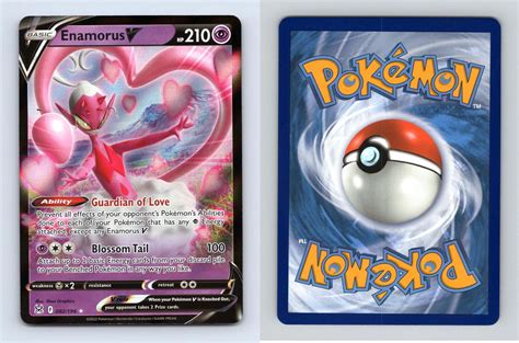 Download Enamorus Pokemon Card On Display Wallpaper