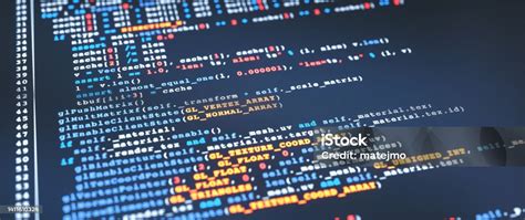 Python Programming Language Computer Source Code Text Example Close Up