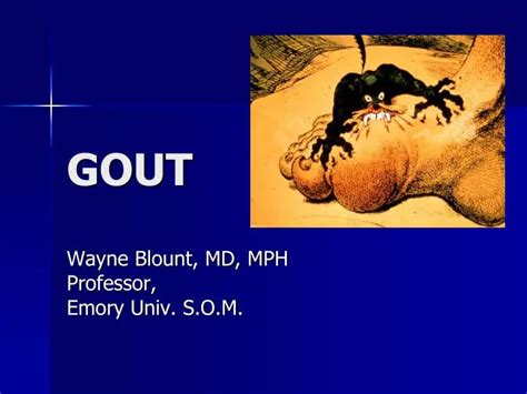 Ppt Gout Powerpoint Presentation Free Download Id
