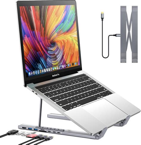 Soporte De Estación De Acoplamiento Usb C Para Laptop Soporte Usb C