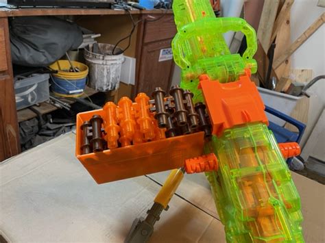 Free Stl File Nerf Vulcan Ebf 25 Ammo Box 🖖・3d Printing Template To
