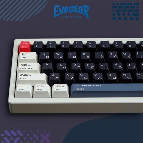 {sg Local Stock} Morse Code Keycaps Japanese Keycaps Cherry Profile Pbt Dye Sub 134 Keys