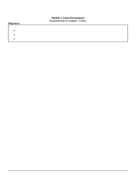 Linux Environment Pdf Computer File Computer Data
