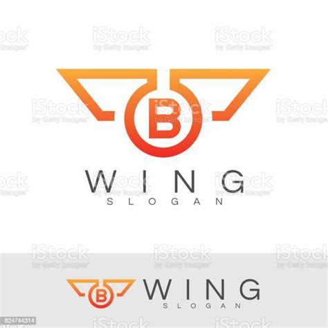 날개 초기 편지 B 아이콘 디자인 개념에 대한 스톡 벡터 아트 및 기타 이미지 개념 개념과 주제 군사 Istock