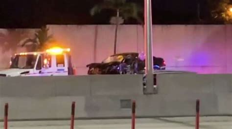 3 Hospitalized After Multi Vehicle Crash On I 95 In Nw Miami Dade