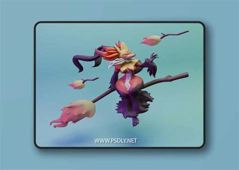 Pokemon Mega Delphox 3d Print Model Stl