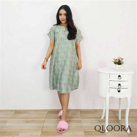 14 Daster Dengan Model Lengan Kerut Motif Terbaru