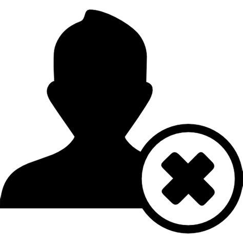 Download Male User Remove Icon Free Freepngimg