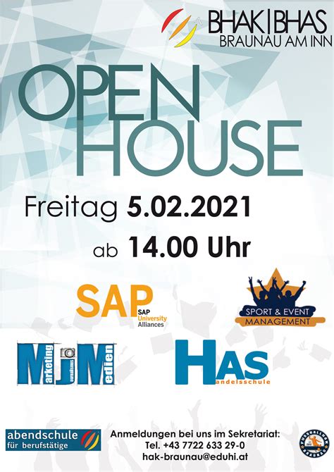 SAVE THE DATE Tag der offenen Tür