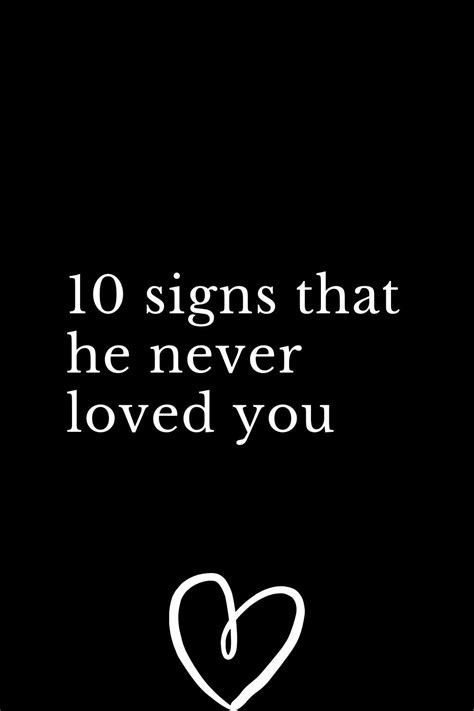 You Never Loved Me Artofit