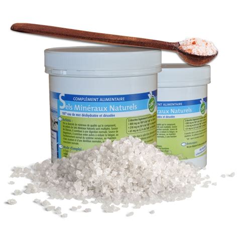 Sels Minéraux Naturels 100g 300g Econature France