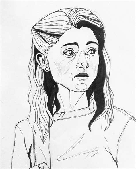 Inktober Day 30 Nancy Stranger Things