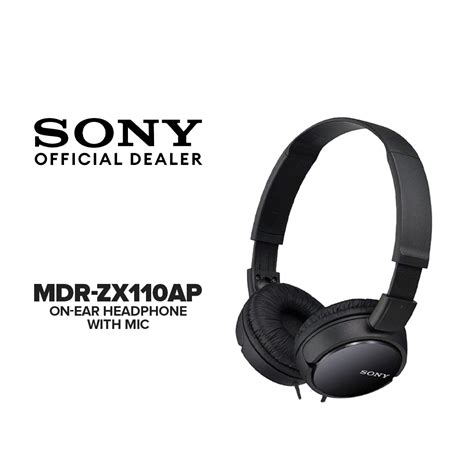 Sony Mdr Zx Ap Sony Mdr Zx Ap Sony Headphones On Ear Headphone With Mic Shopee Philippines
