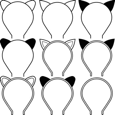 Cat Ear Template
