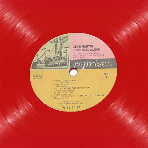 Dean Martin Christmas Album Red Vinyl Lp