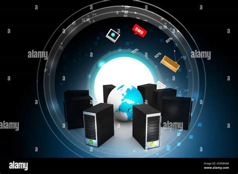 Global Computer Network Stock Photo Alamy