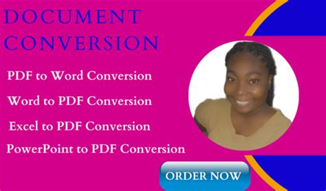 Do Document Conversion Pdf Word Powerpoint By Shanicelewis876 Fiverr