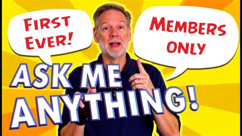 Ask Me Anything Youtube