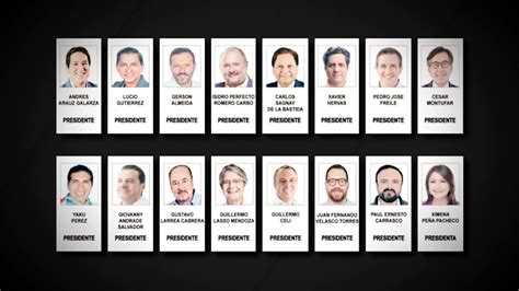 Estos Son Todos Los Candidatos Para Consejeros Constitucionales Hot