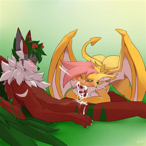 Rule 34 1 1 Bodily Fluids Chiropteran Cum Duo Ekko Yogoat Fellatio Female Furry Genital