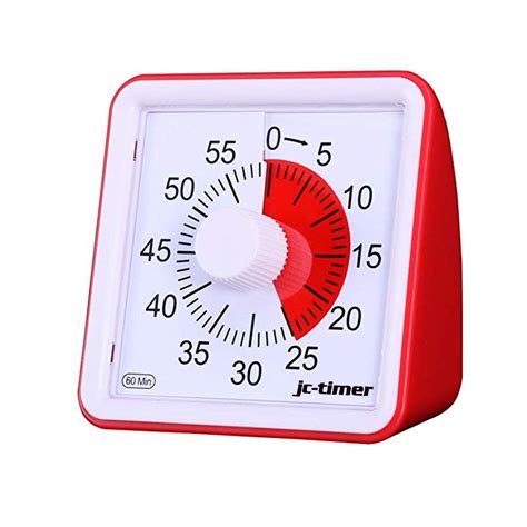 Minute Countdown Clock Visual Timer Silent Time Grandado