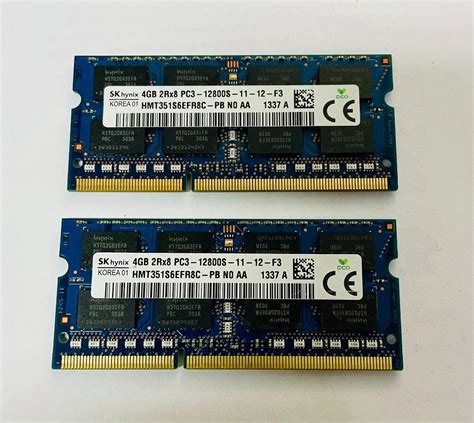 8gb Ddr3 2x4 1600mhz So Dimm 12800s Pc3 Aukro