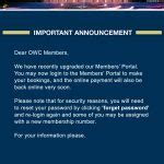 CRM New Booking System Revised OWC Temasek Club