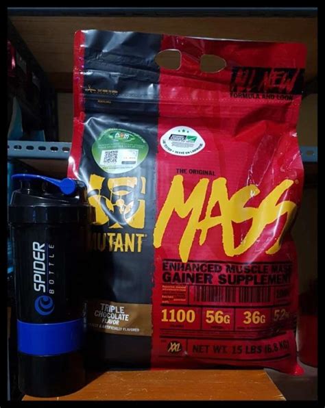 Promo Mutant Mass 5lbs Mutan Mass 15lb Mutant Mass Gainerprotein Ready