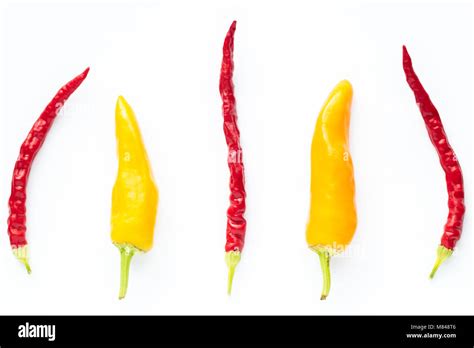 Différents Types De Piments Photo Stock Alamy