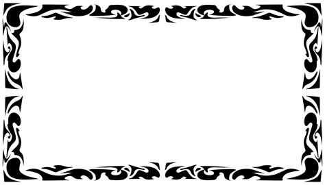 Illustration Of A Photo Frame With A Tribal Design 21624905 Vector Art At Vecteezy