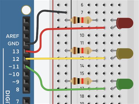 Code A Traffic Light In Tinkercad Codeblocks And Circuits Tinkercad