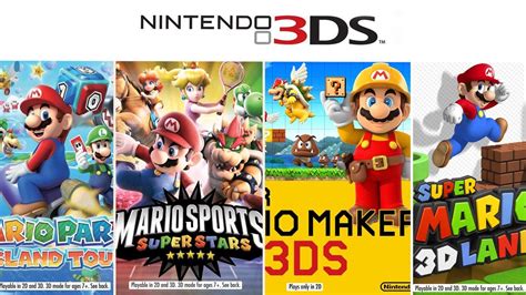 Nintendo 3ds Mario Games