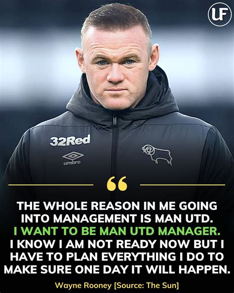 UtdFaithfuls On Twitter Wayne Rooney Reveals His Plan Is To Become Man Utd S Manager Https